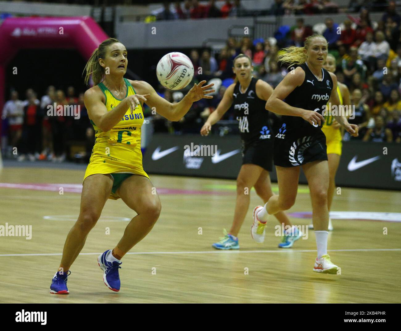 Liz Watson of Australia Diamonds During Netball Quad Series Vitality ...