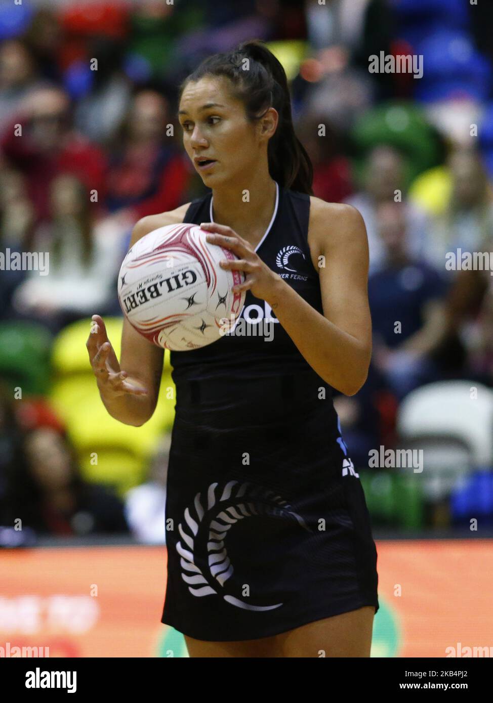 Ameliaranne Ekenasio of New Zealand Silver Ferns During Netball Quad ...