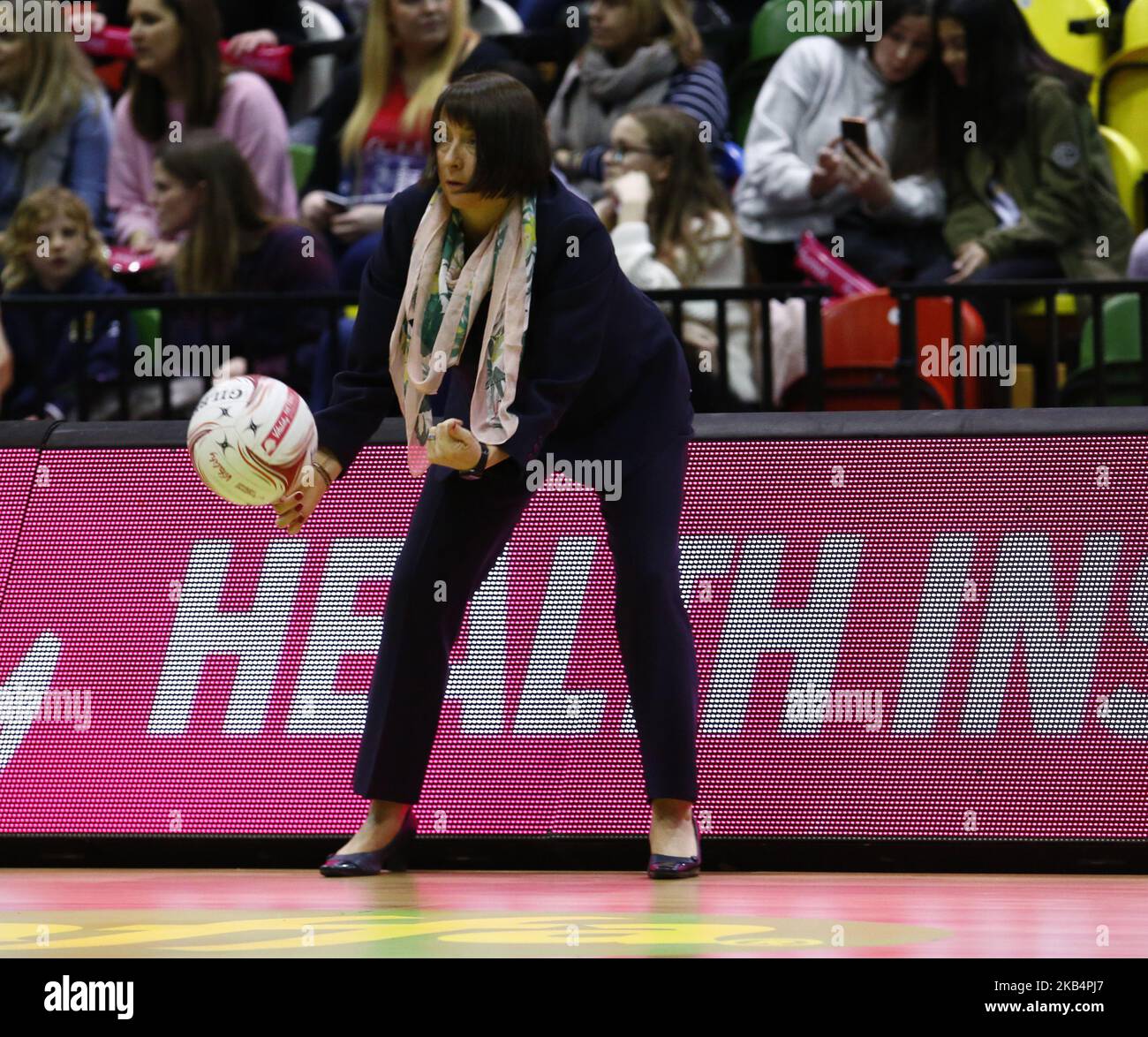 Lisa Alexander Head Coach of Australia Diamonds During Netball Quad ...