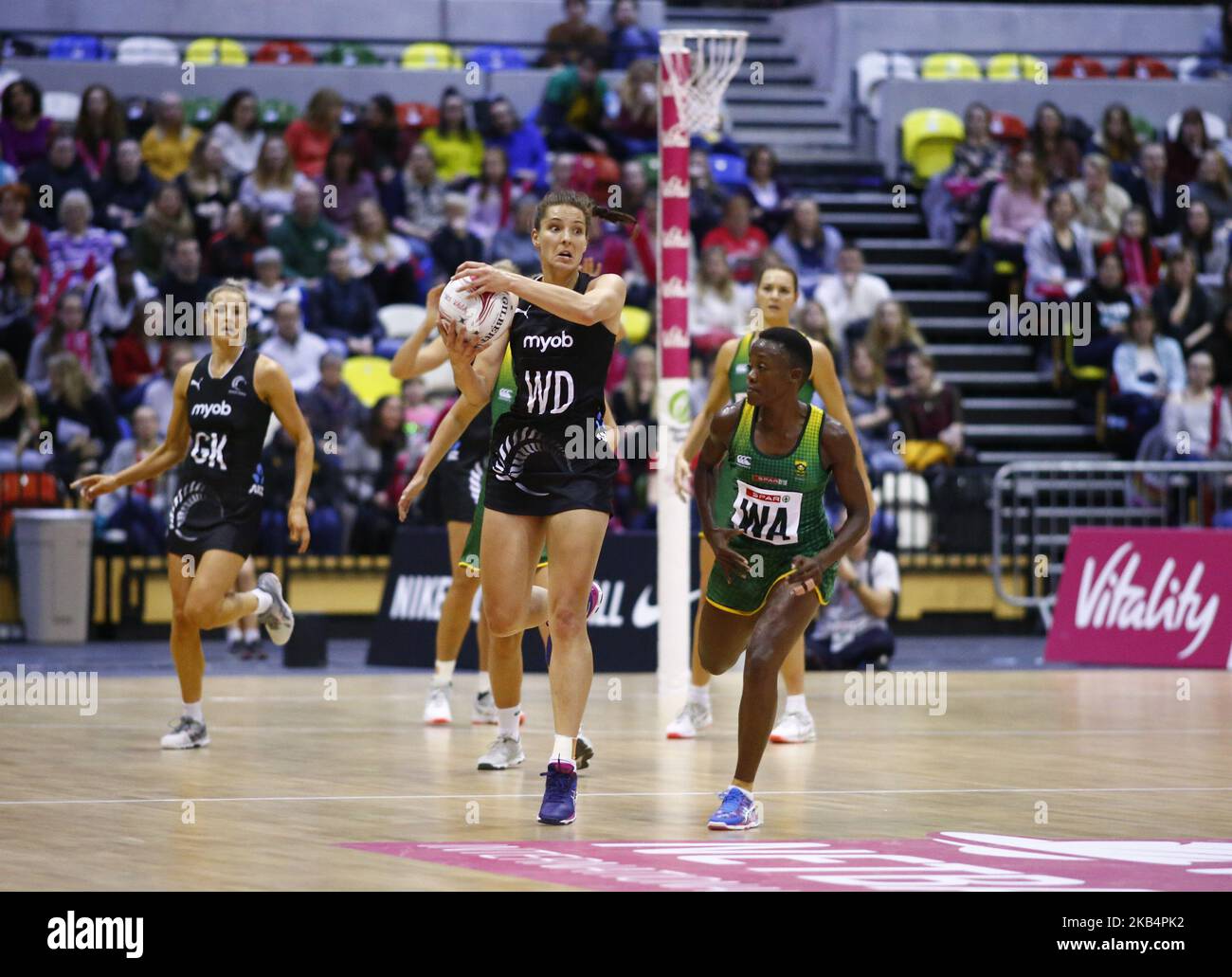 Karin Burger of New Zealand Silver Ferns During Netball Quad Series ...