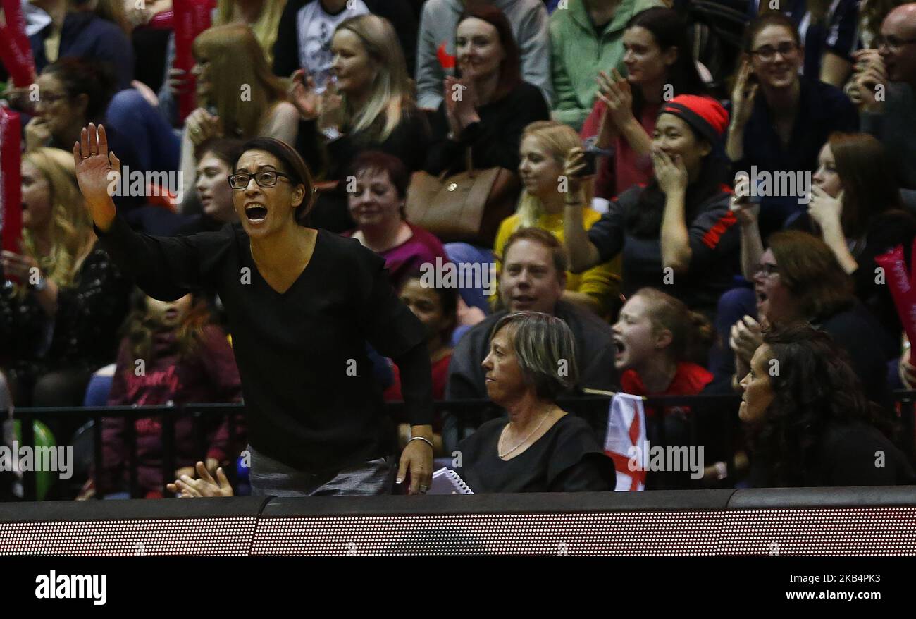 Noeline Taurua Head Coach of New Zealand Silver Ferns (Wearing Glasses ...