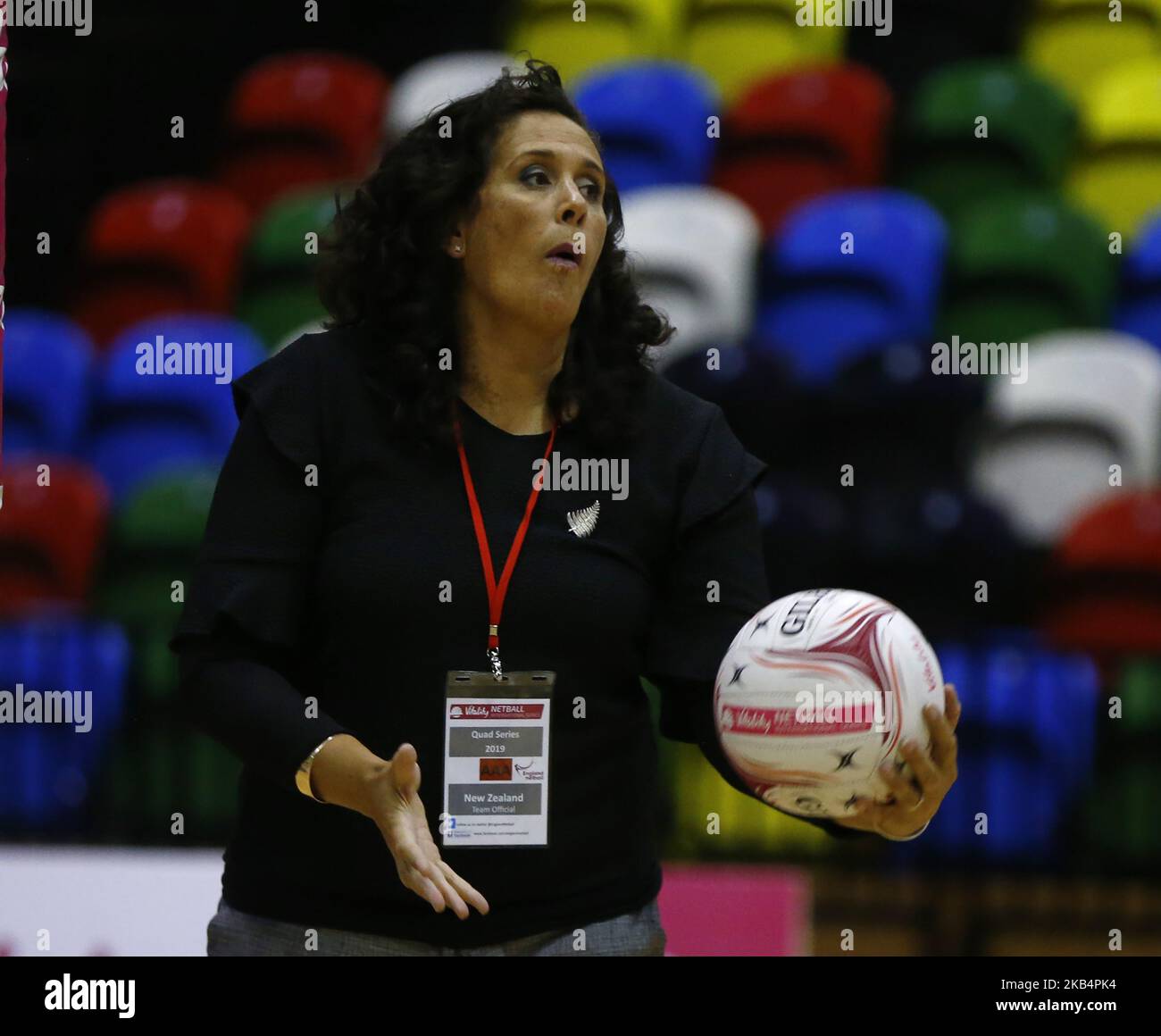 Debbie Fuller Coach of New Zealand During Netball Quad Series Vitality ...