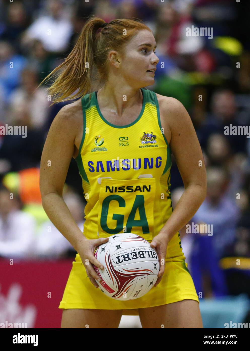 Stephanie Wood of Australia Diamonds During Netball Quad Series ...