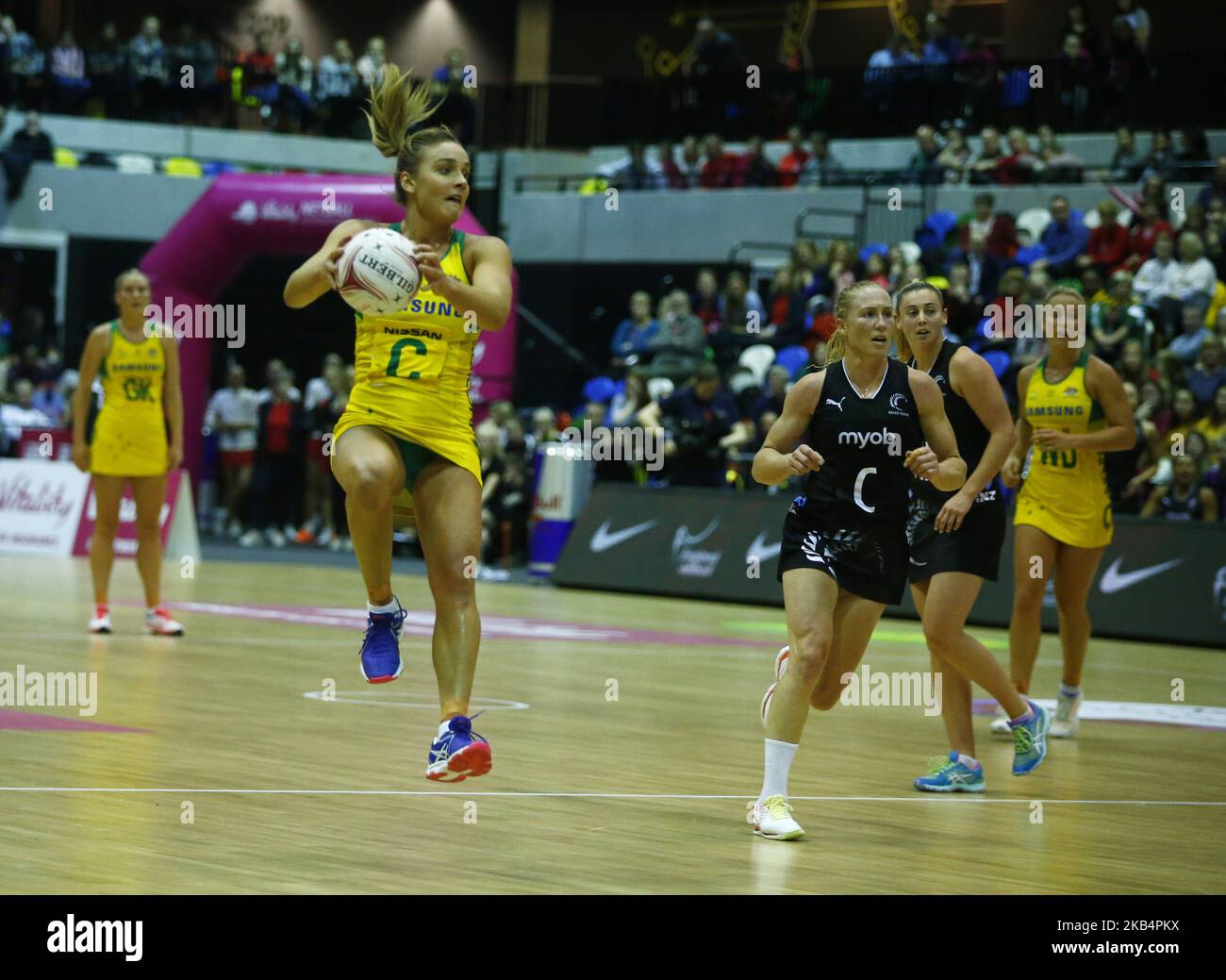 Liz Watson of Australia Diamonds During Netball Quad Series Vitality ...