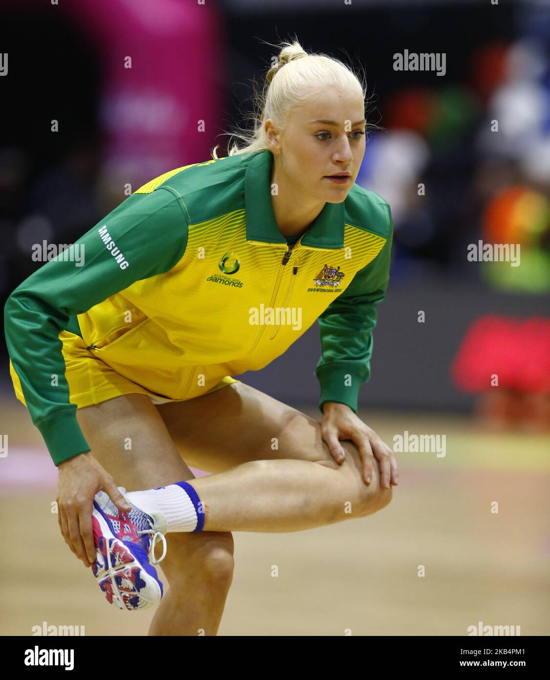 Courtney Bruce of Australia Diamonds During Netball Quad Series ...