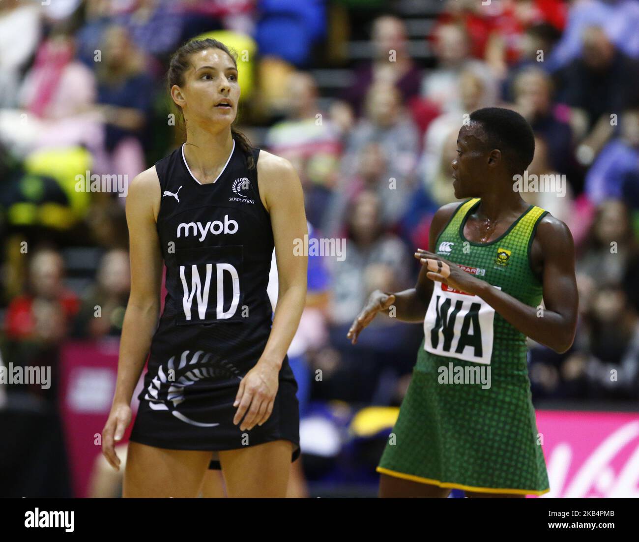 Karin Burger of New Zealand Silver Ferns During Netball Quad Series ...