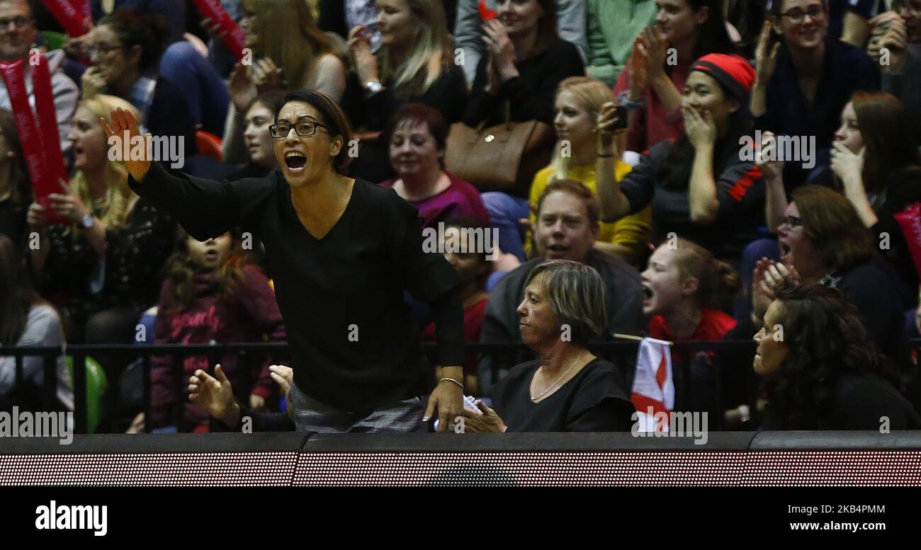 Noeline Taurua Head Coach of New Zealand Silver Ferns (Wearing Glasses ...