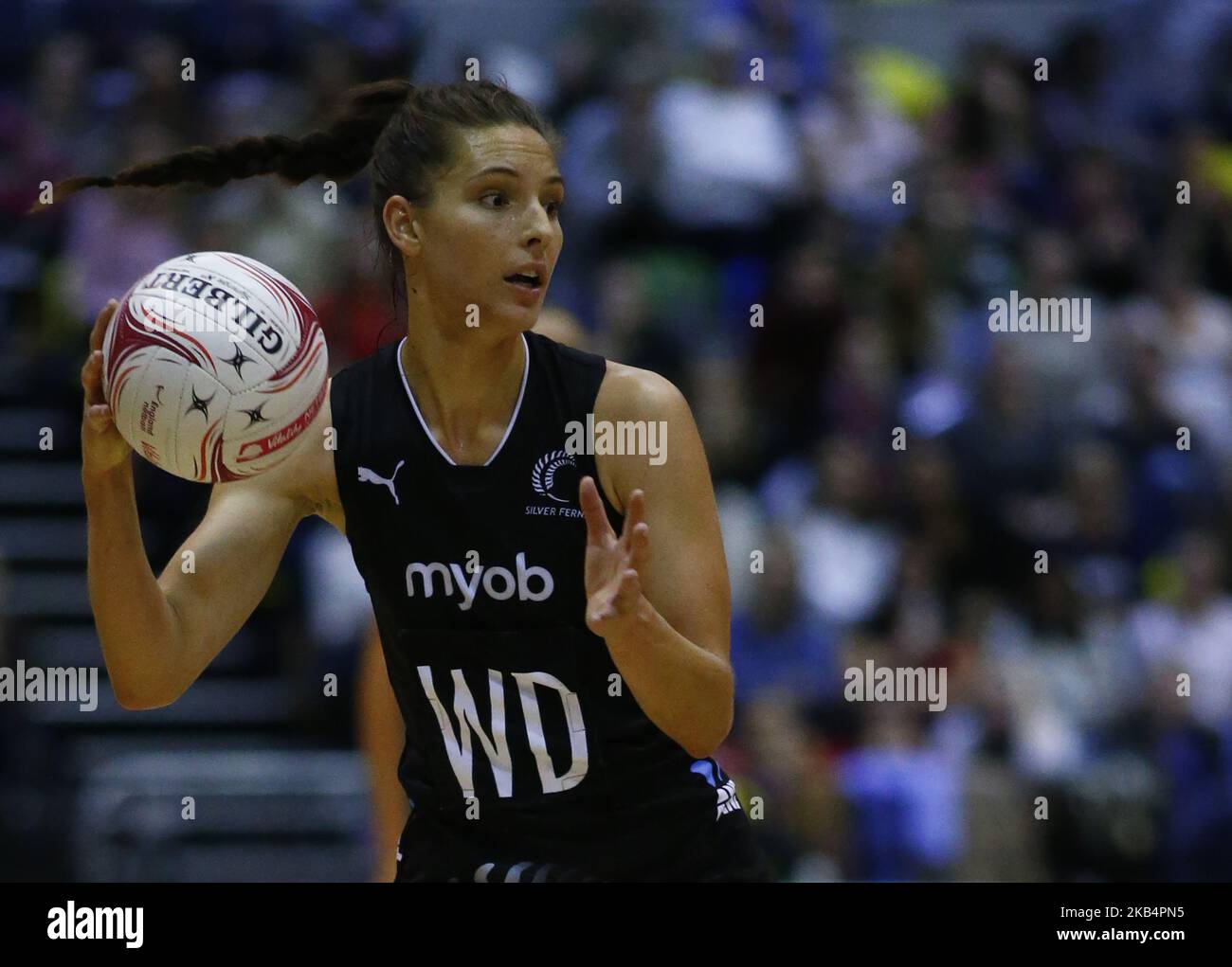 Karin Burger of New Zealand Silver Ferns During Netball Quad Series ...