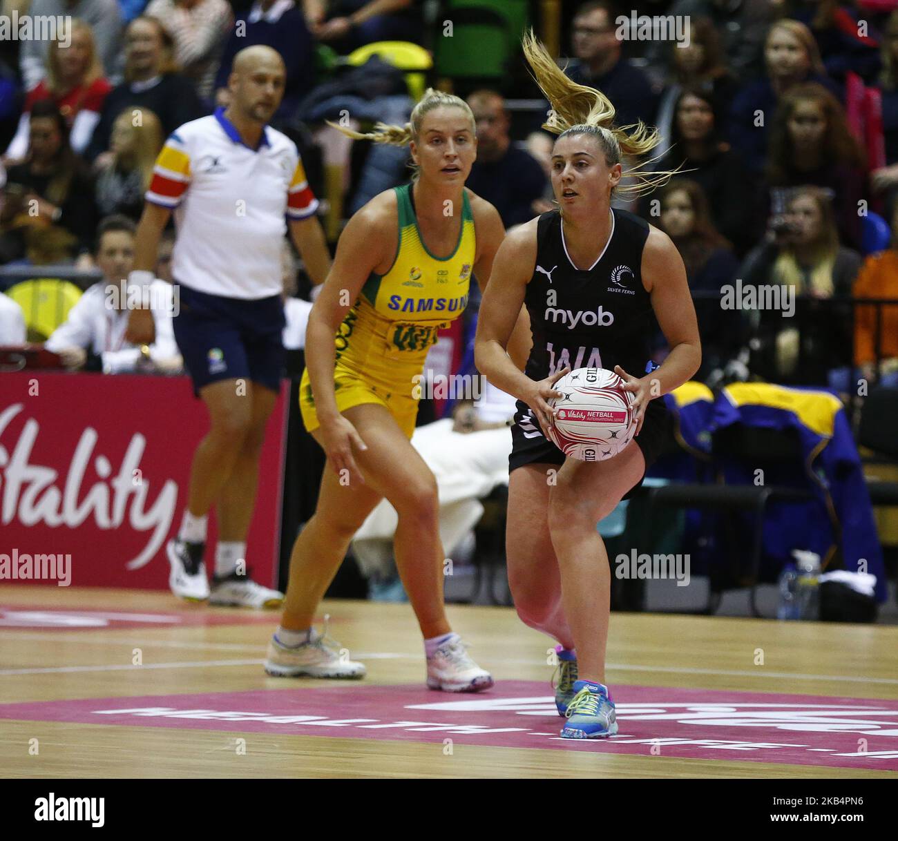 Samantha Sinclair of New Zealand Silver Ferns During Netball Quad ...