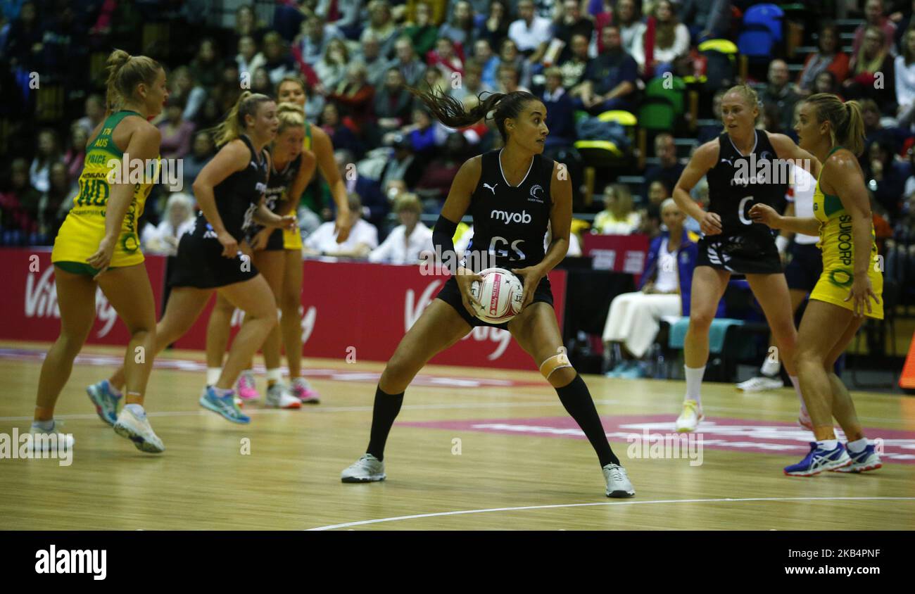 Maria Folau of New Zealand Silver Ferns During Netball Quad Series ...
