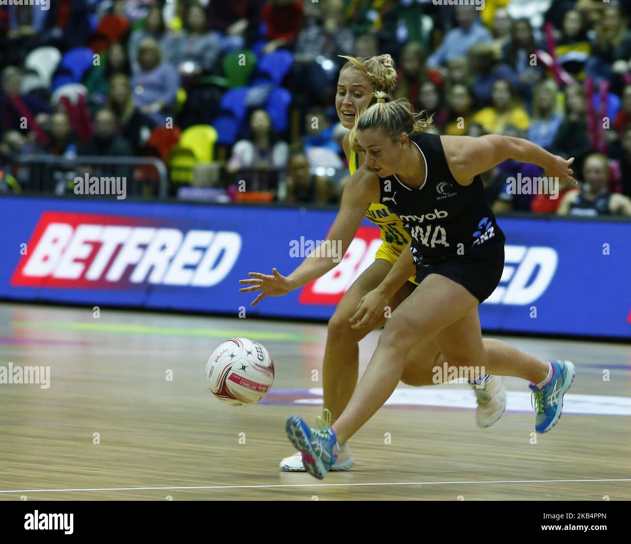 Laura Langman of New Zealand Silver Ferns During Netball Quad Series ...