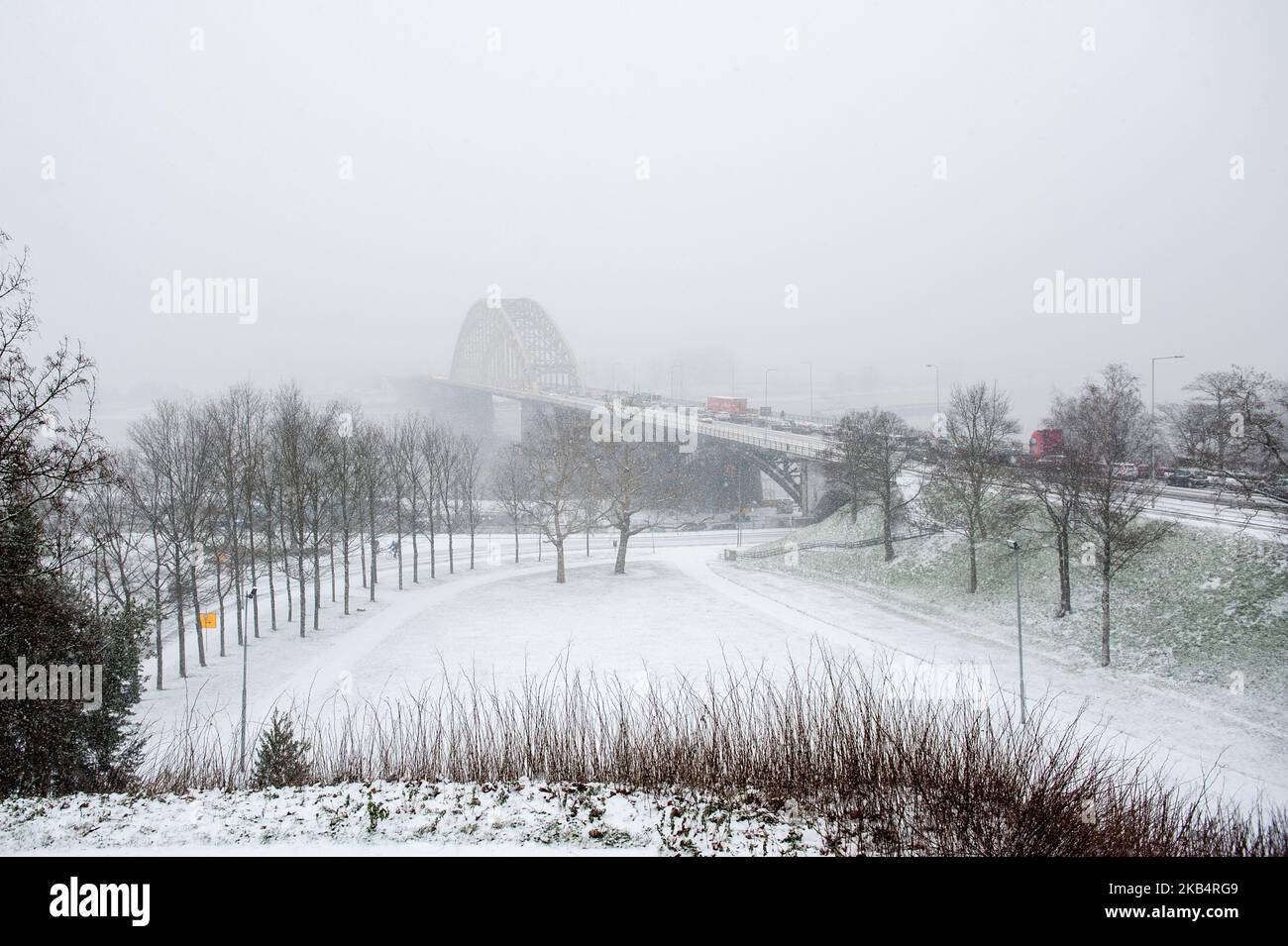 January 22nd, Nijmegen. Around noon a big snowfall took place in many ...