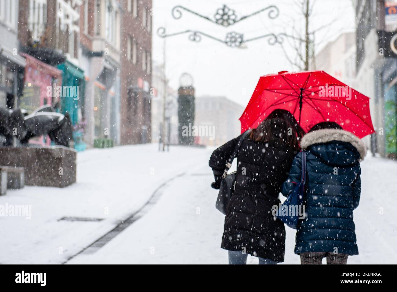 January 22nd, Nijmegen. Around noon a big snowfall took place in many ...
