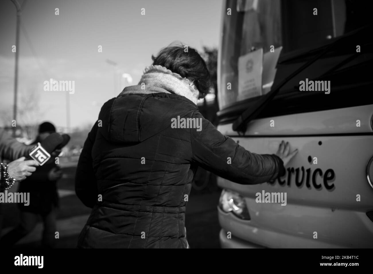 500 asylum seekers Black and White Stock Photos & Images - Alamy