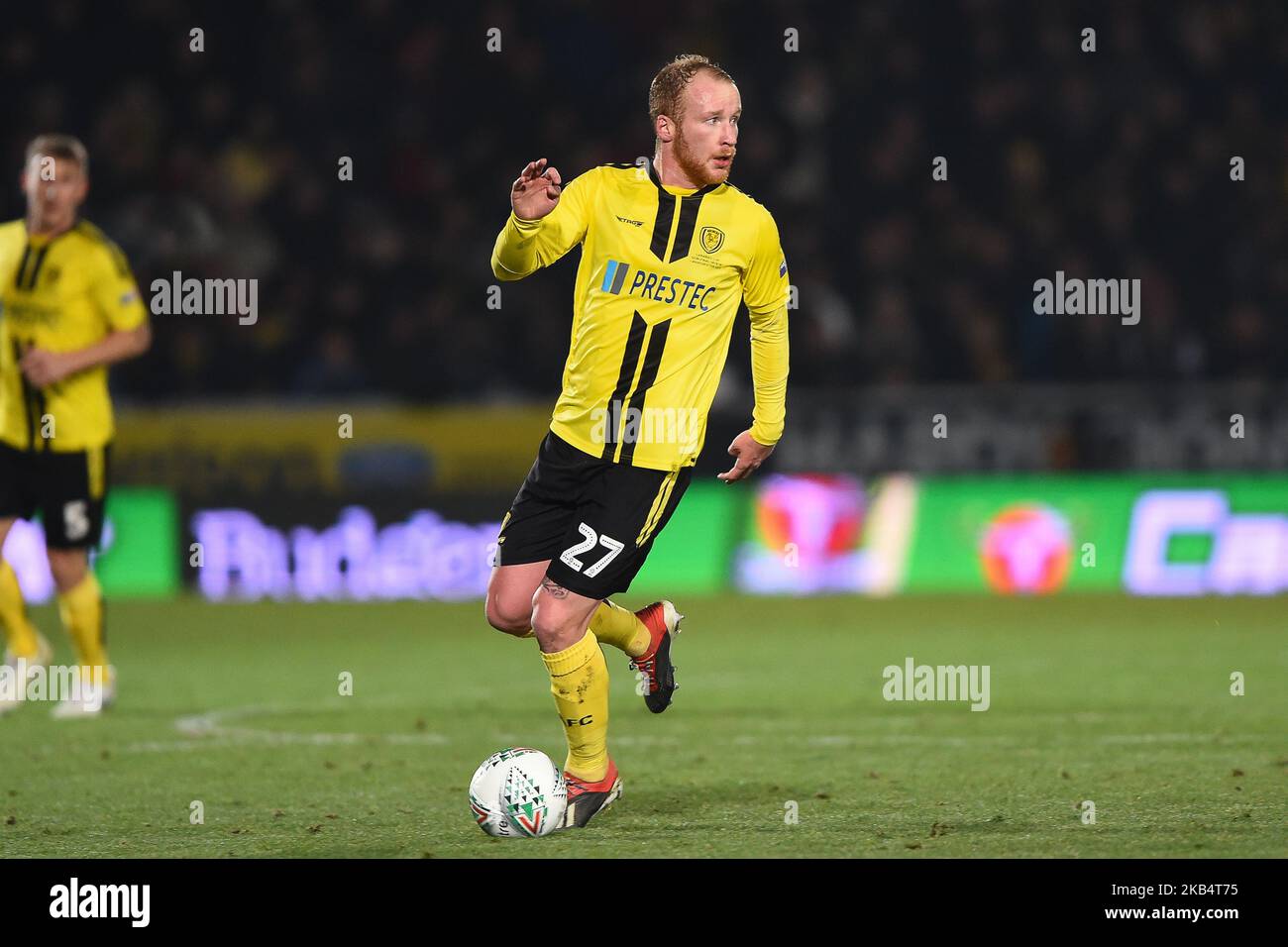 Burton Albion forward Liam Boyce (27) during the Carabao Cup match ...