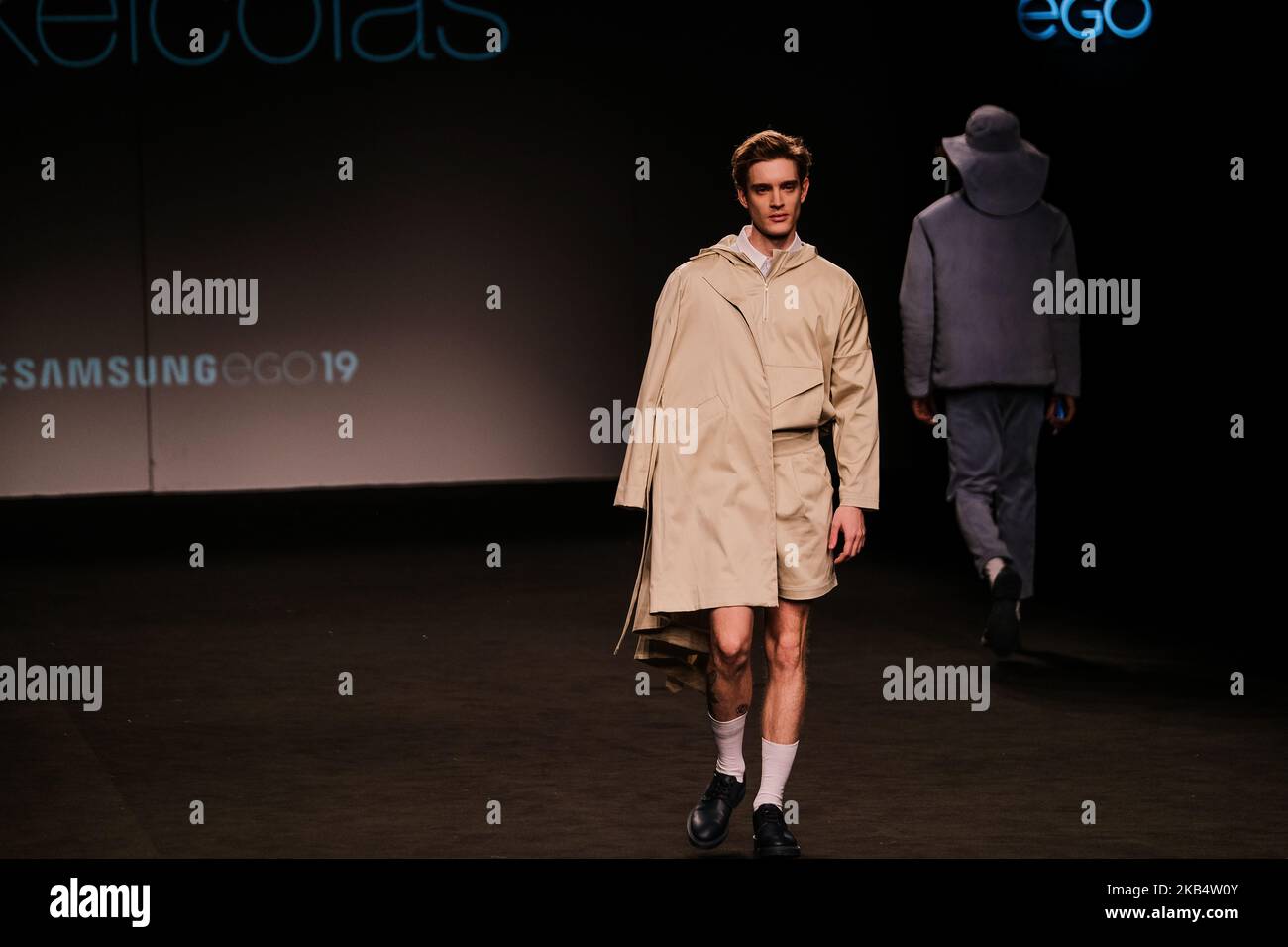 A model walks the runway 'Steps AW 19/20' during the 404 studio fashion ...