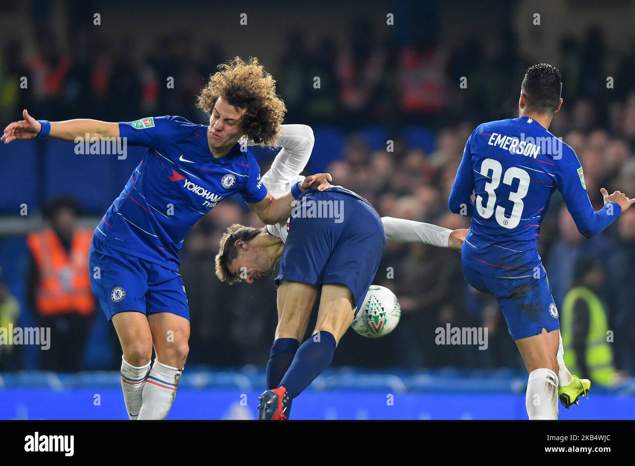 Tottenham forward Fernando Llorente scores somehow during the Carabao ...