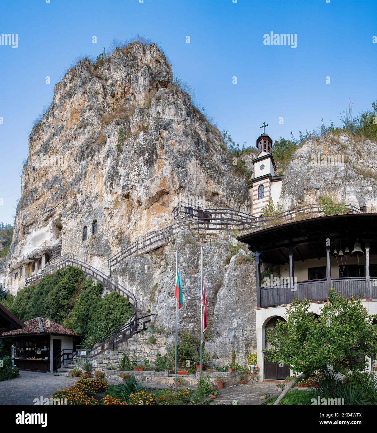Panorama of Rock Monastery of Saint Dimitar Basarbowski, the ...