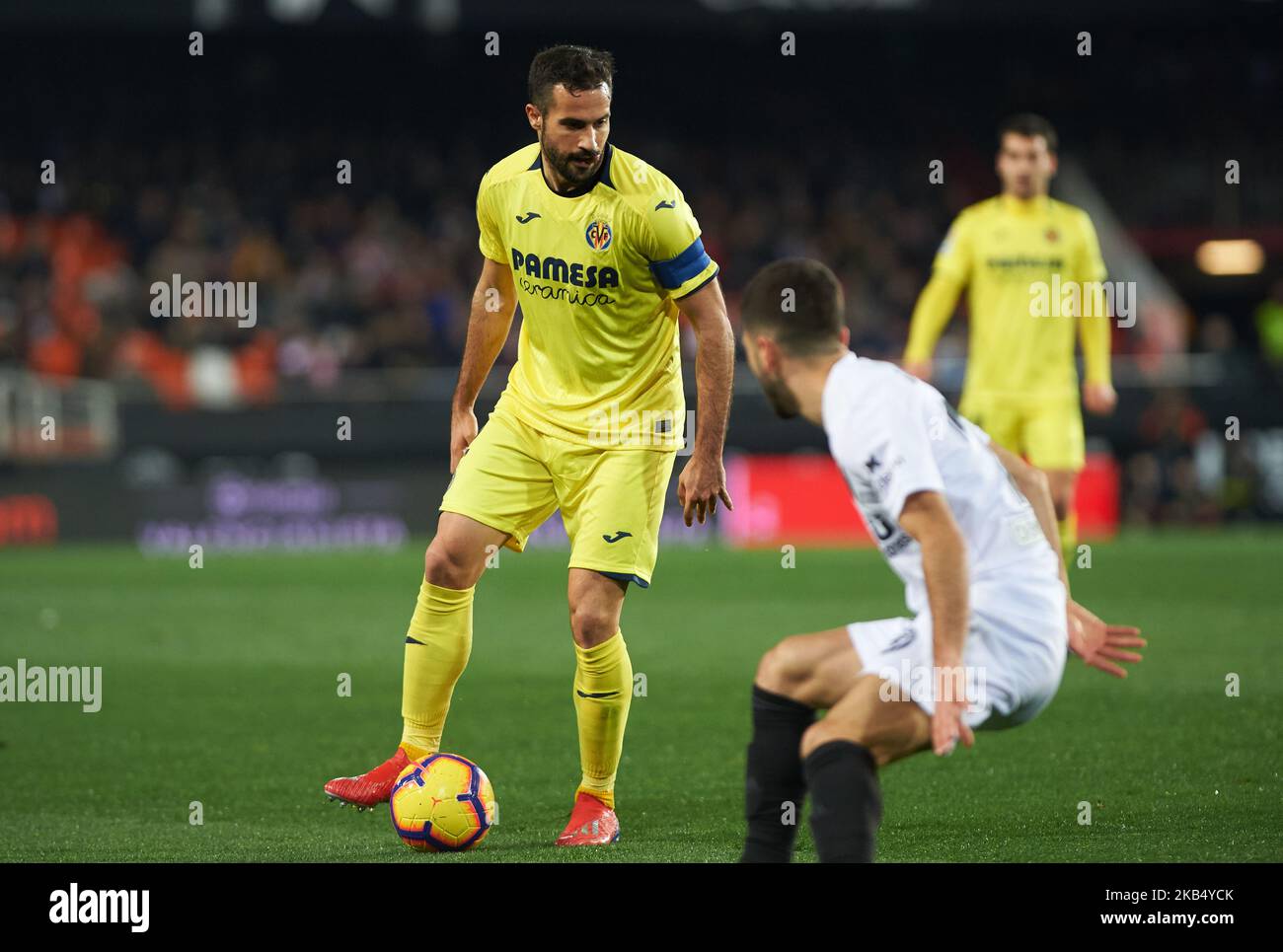 Mario Gaspar of Villarreal CF during the La Liga Santander match ...