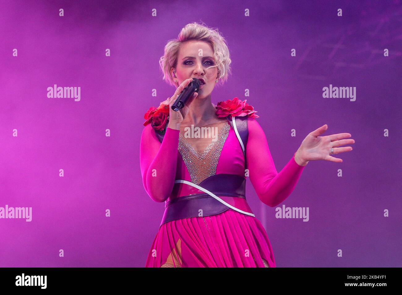 Claire Richards during the Summer of Steps Tour 2018 featuring Steps at ...