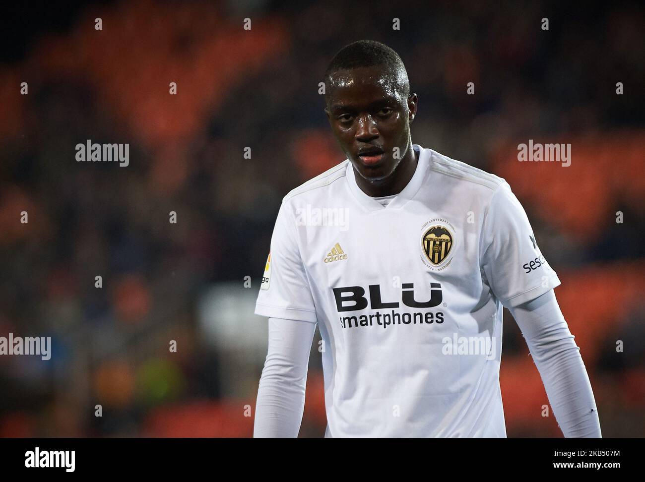Mouctar Diakhaby of Valencia CF during the La Liga Santander match ...