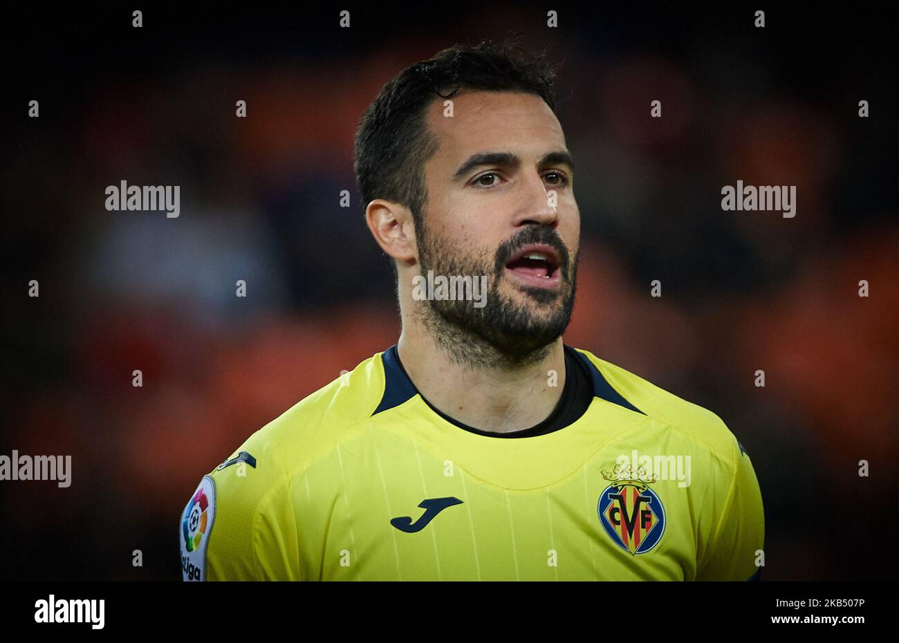 Mario Gaspar of Villarreal CF during the La Liga Santander match ...
