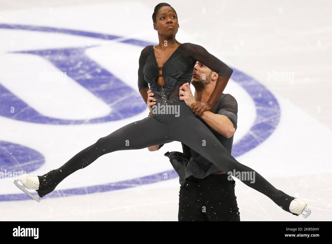 Vanessa James and Morgan Cipres of France compete in the Pairs Free ...