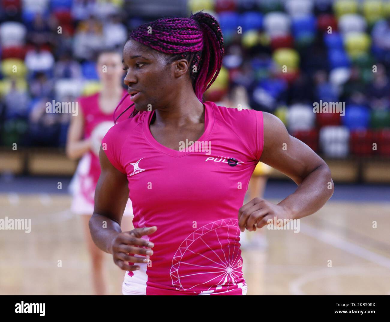Ama Agbeze of London Pulse during Vitality Netball Super League Round 3 ...