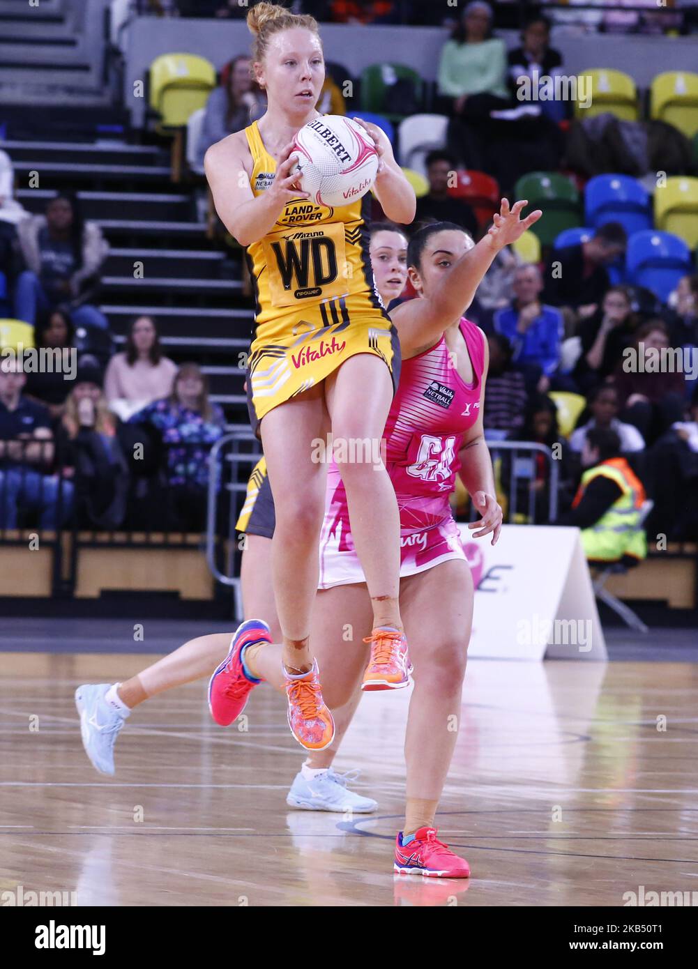 Sam May of Wasps Netball during Vitality Netball Super League Round 3 ...