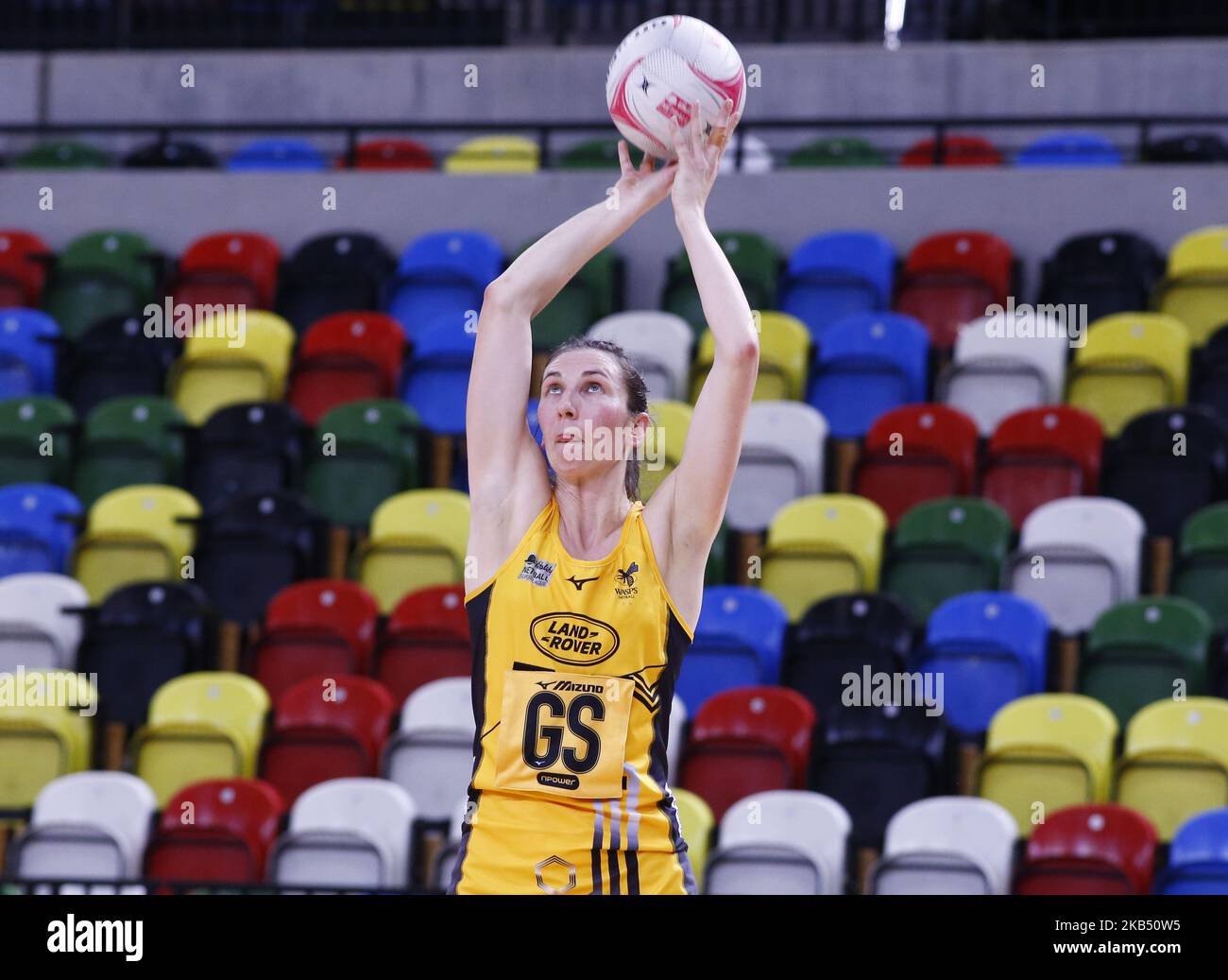 Rachel Dunn of Wasps Netball during Vitality Netball Super League Round ...