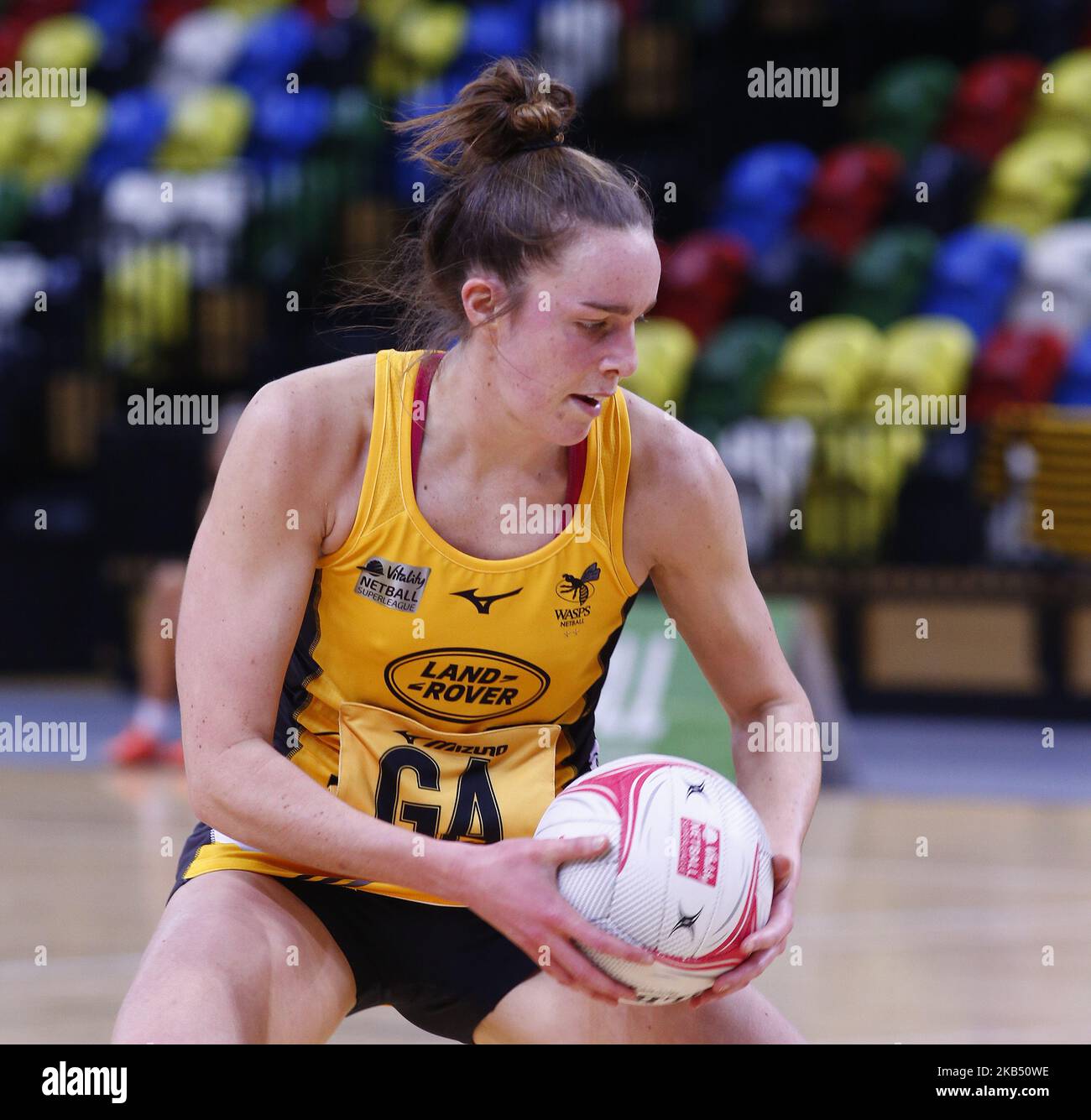 Katie Harris of Wasps Netball during Vitality Netball Super League ...