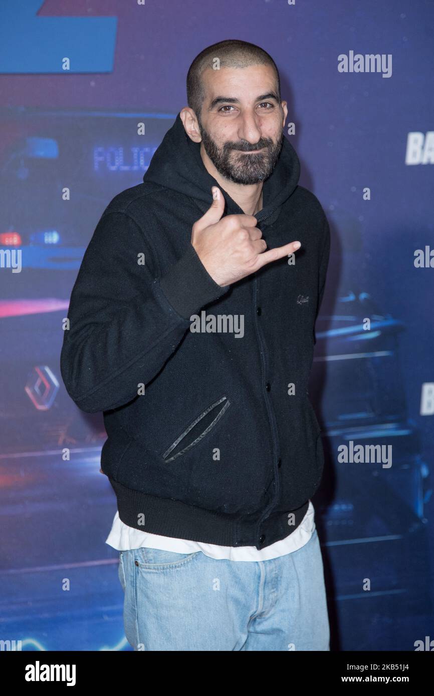 Hedi Bouchenafa attending the Balle Perdue 2 Premiere at the Mk2 ...