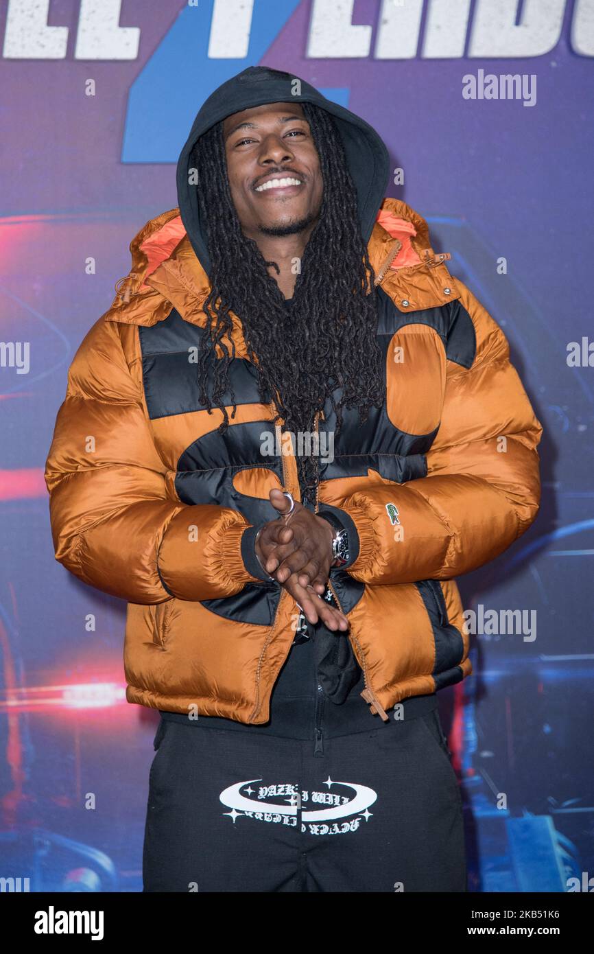 Cheu-B attending the Balle Perdue 2 Premiere at the Mk2 Bibliotheque ...