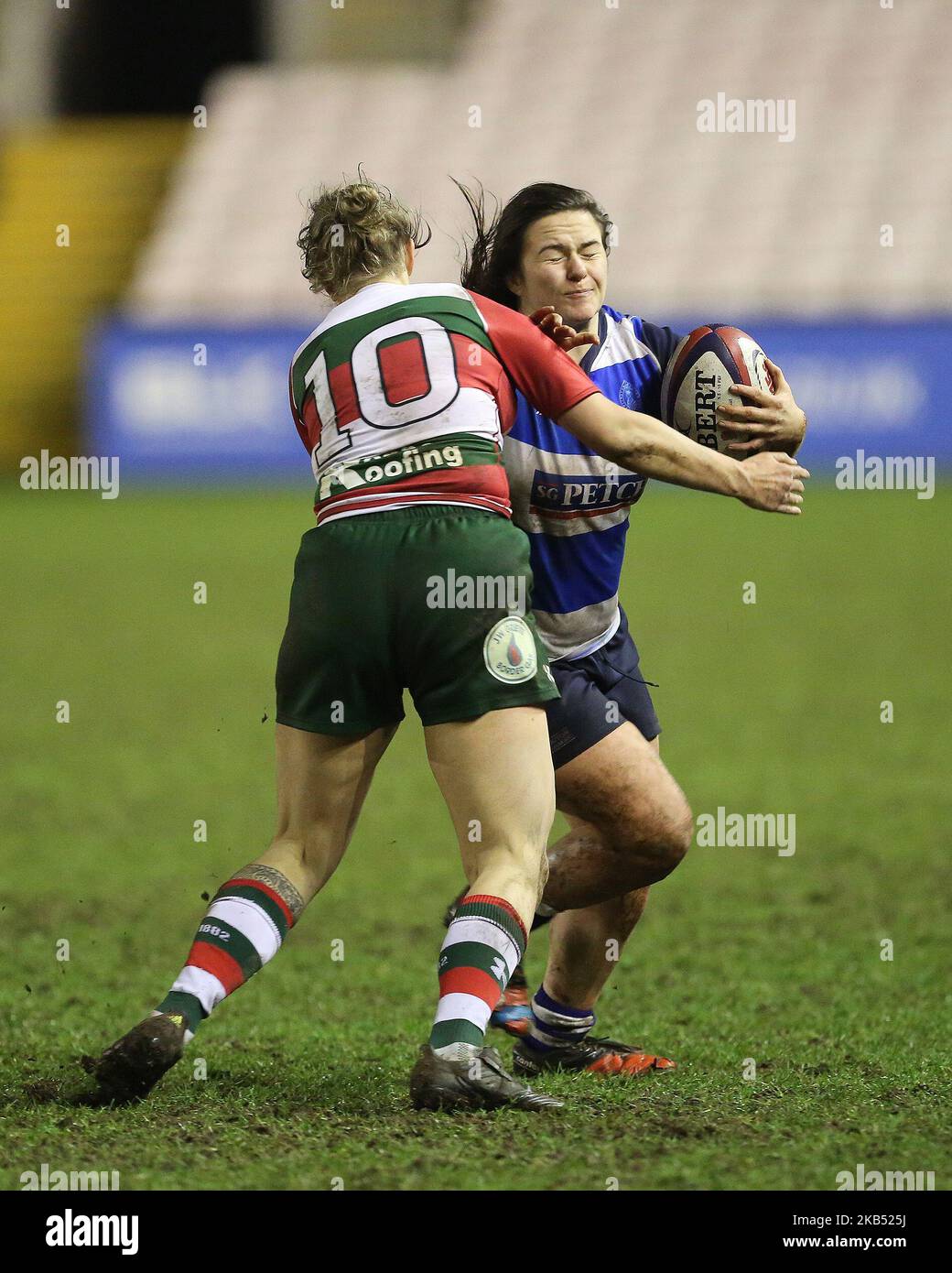 Bethany Stott of Firwood Waterloo and Elle Bloor during the Tyrells ...