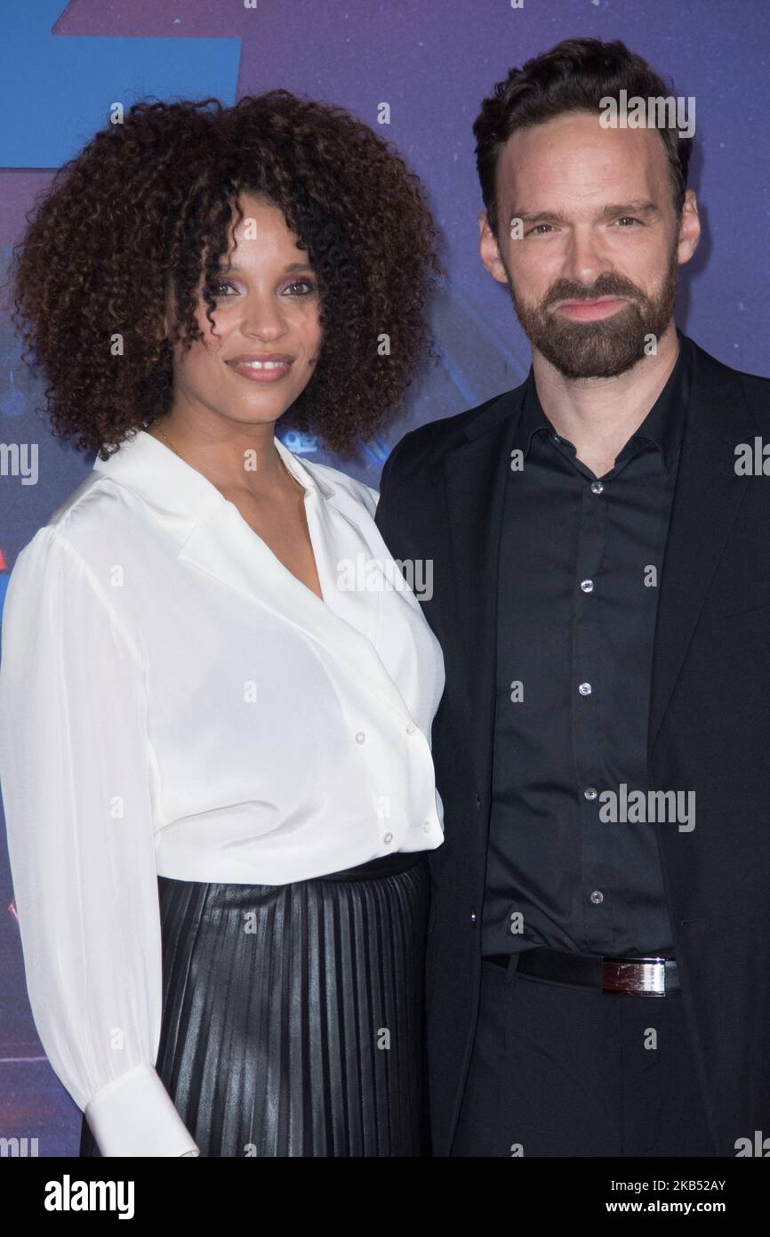 Stefi Celma and Alban Lenoir attending the Balle Perdue 2 Premiere at ...