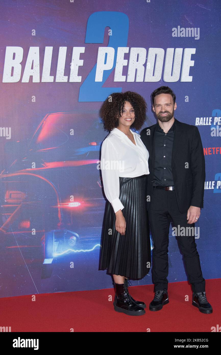 Stefi Celma and Alban Lenoir attending the Balle Perdue 2 Premiere at ...