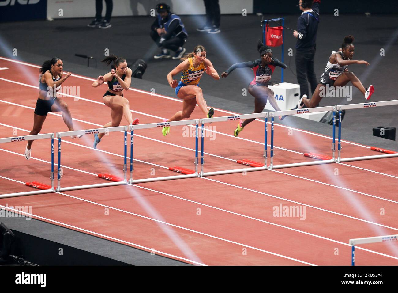 From left to right : Fanny Quenot (Fra), Luca Kozak (Hun), Hanna ...