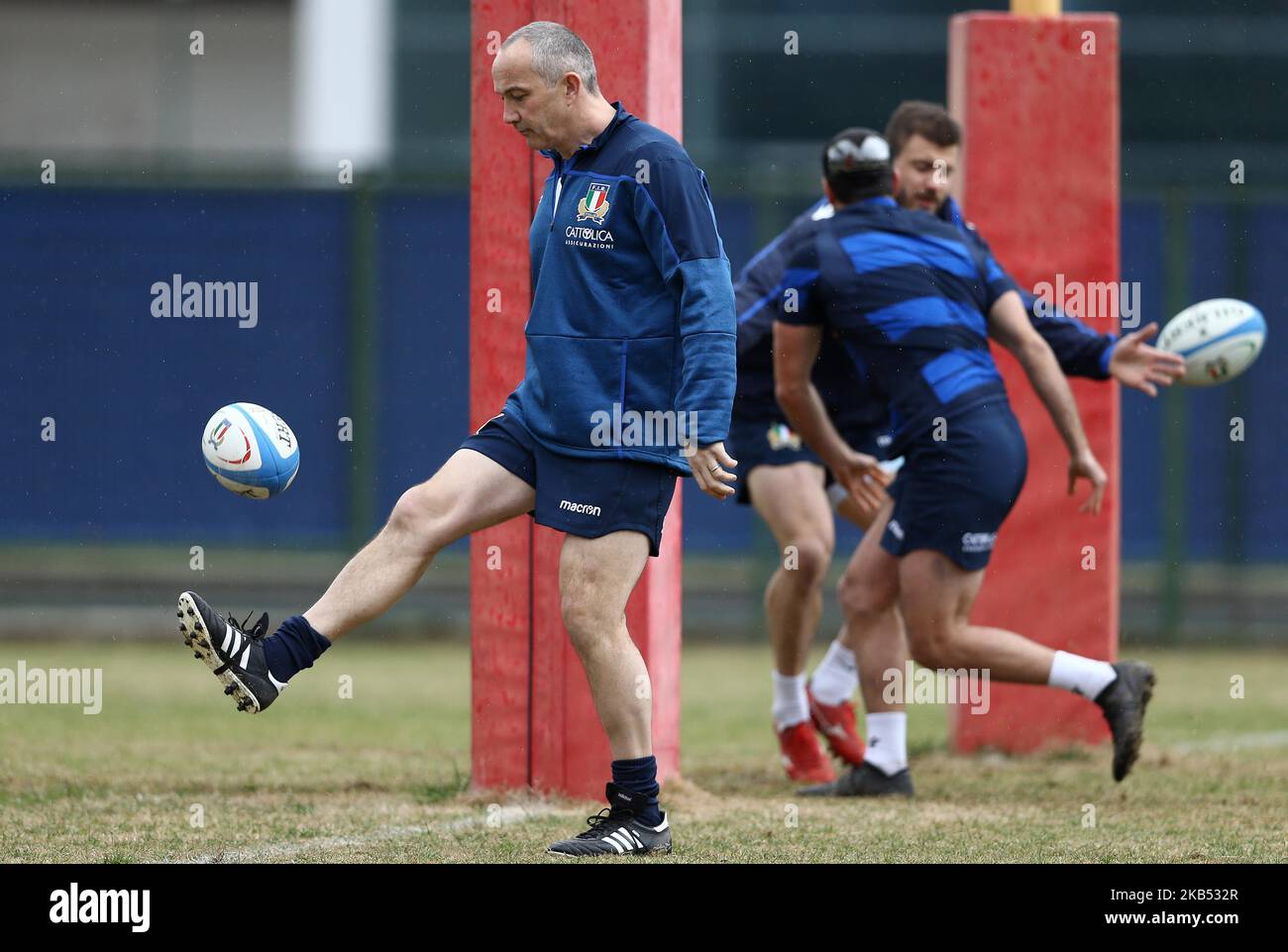 Italy traininig - Rugby Guinness Six Nations 2019 Head coach Conor O ...