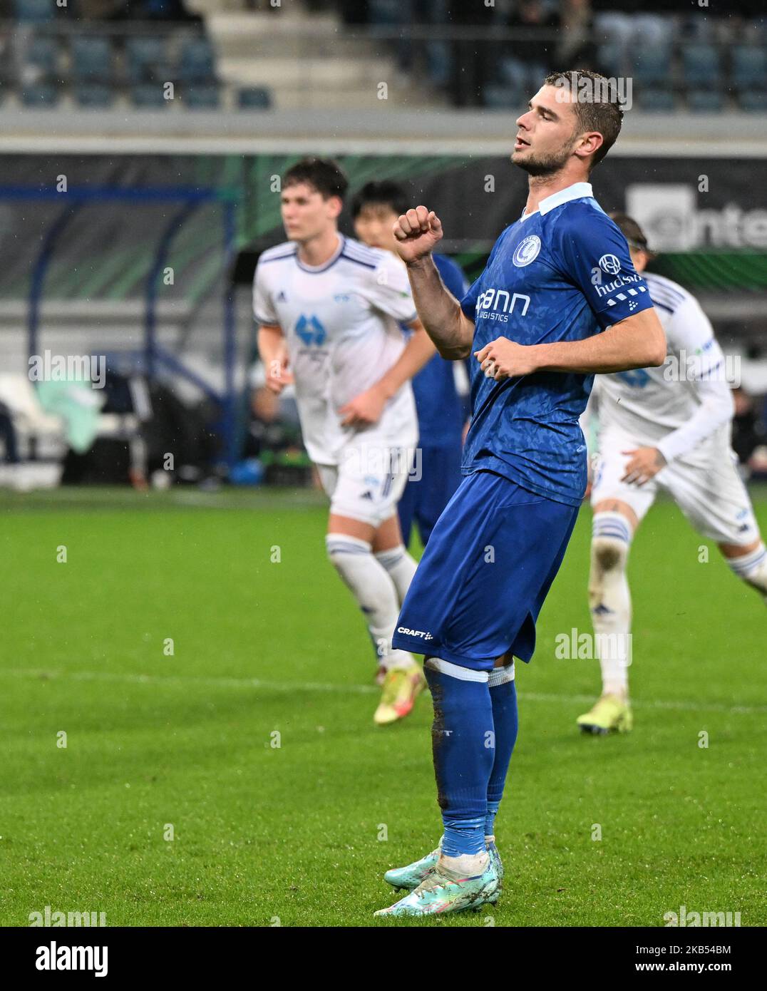 Gent , Belgium . 03/11/2022, Hugo Cuypers (11) of Gent pictured ...