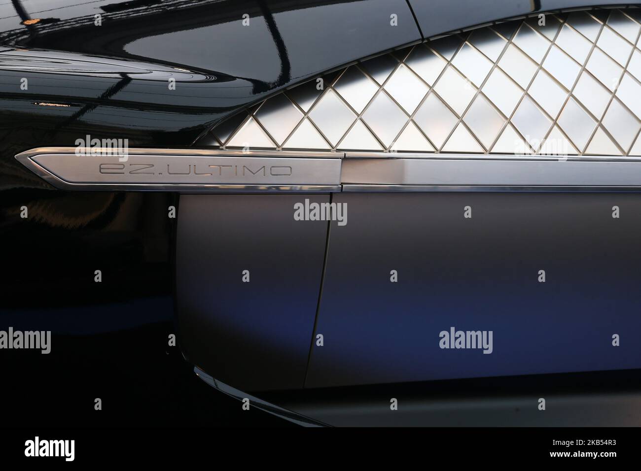 A Renault EZ-Ultimo concept-car is displayed during the press day of ...