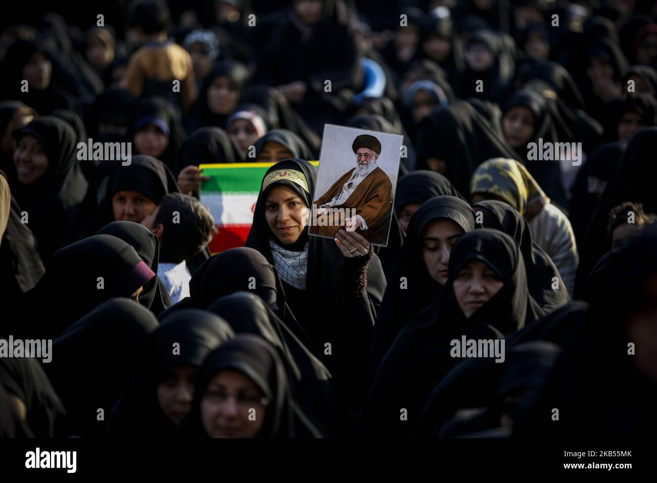 Iranian women and girls gather ahead of Islamic Revolution 40th ...