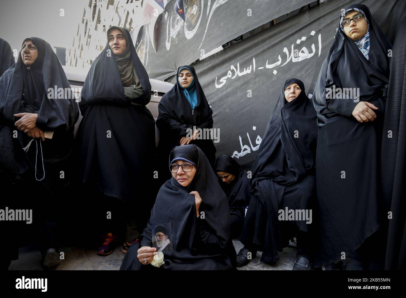 Iranian women and girls gather ahead of Islamic Revolution 40th ...