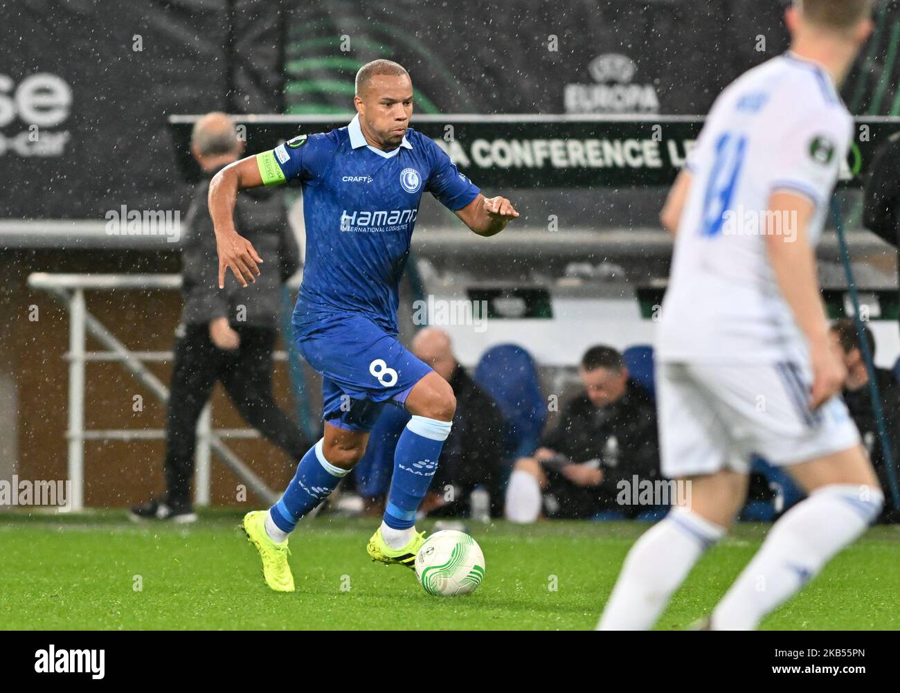 Gent , Belgium . 03/11/2022, Vadis Odjidja Ofoe (8) of Gent pictured ...