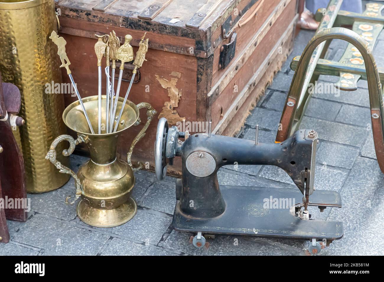 Old chair sled hi-res stock photography and images - Alamy