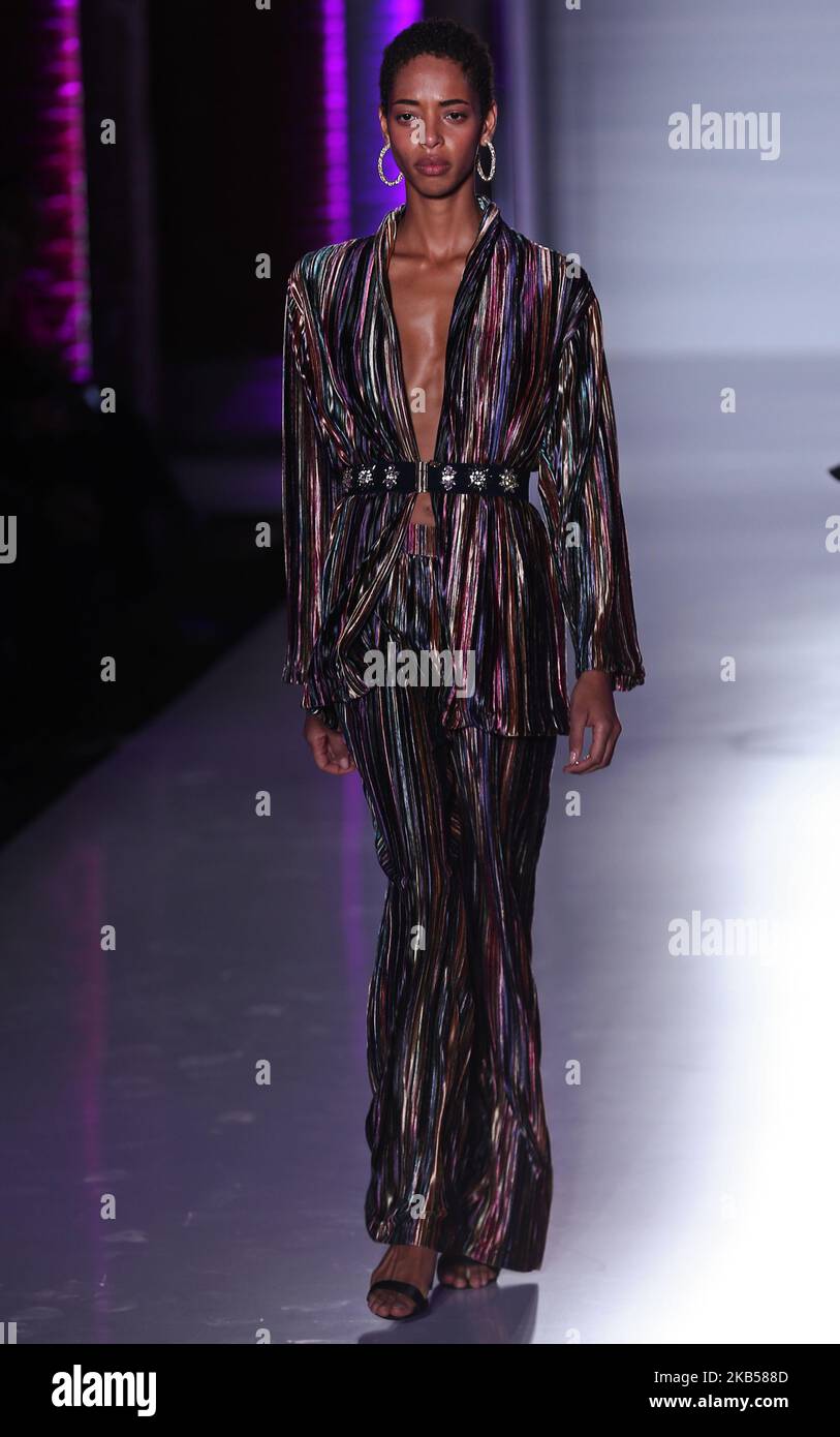 Model wears at collection runwayas creation from Mayte by Lola ...