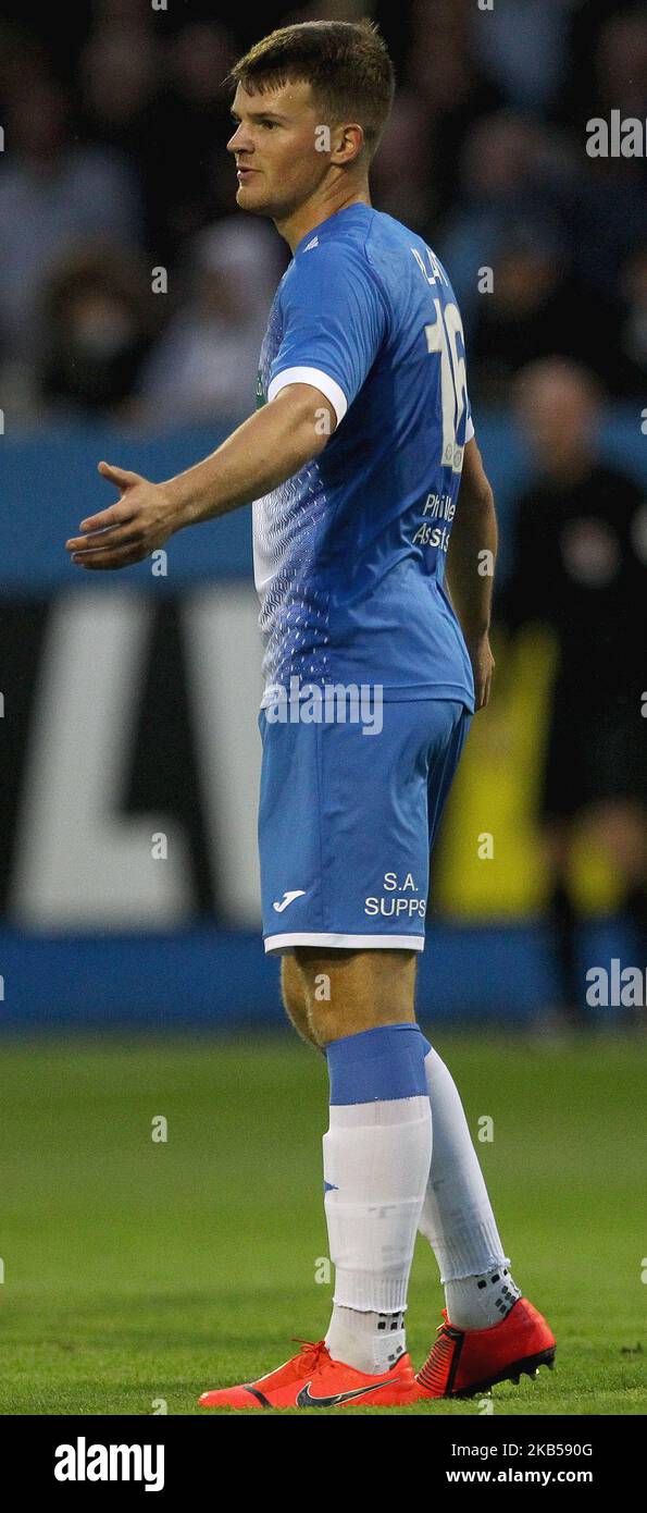 Matthew Platt of Barrow during the Vanarama National League match ...