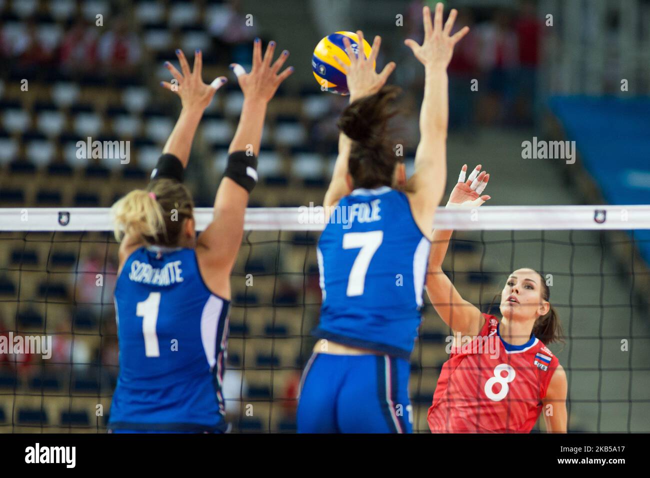 Indre Sorokaite (ITA),Raphaela Folie (ITA),Nataliya Goncharova (RUS ...
