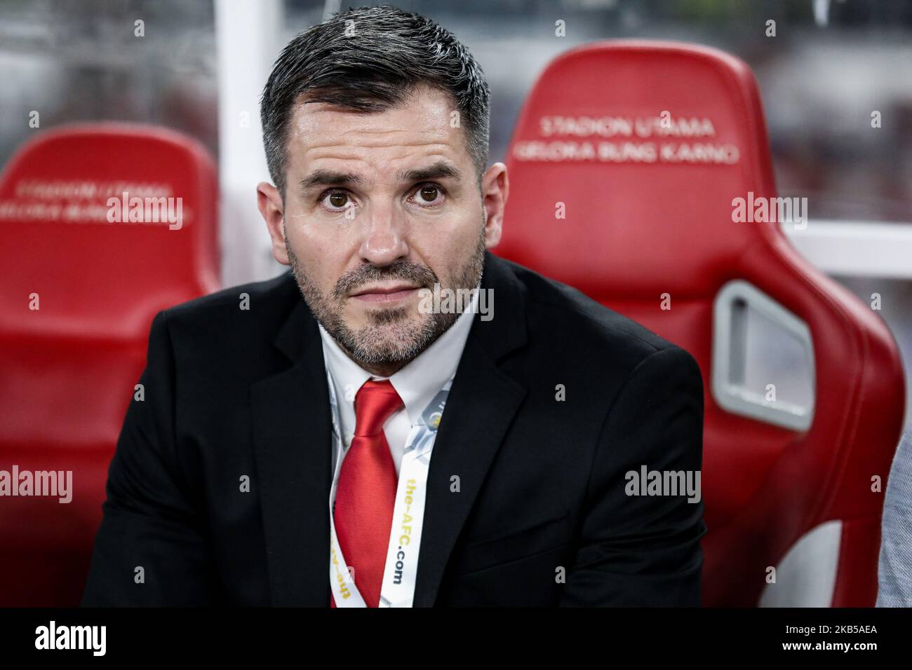 Indonesian's coach Simon McMenemy looks on before FIFA World Cup 2022 ...