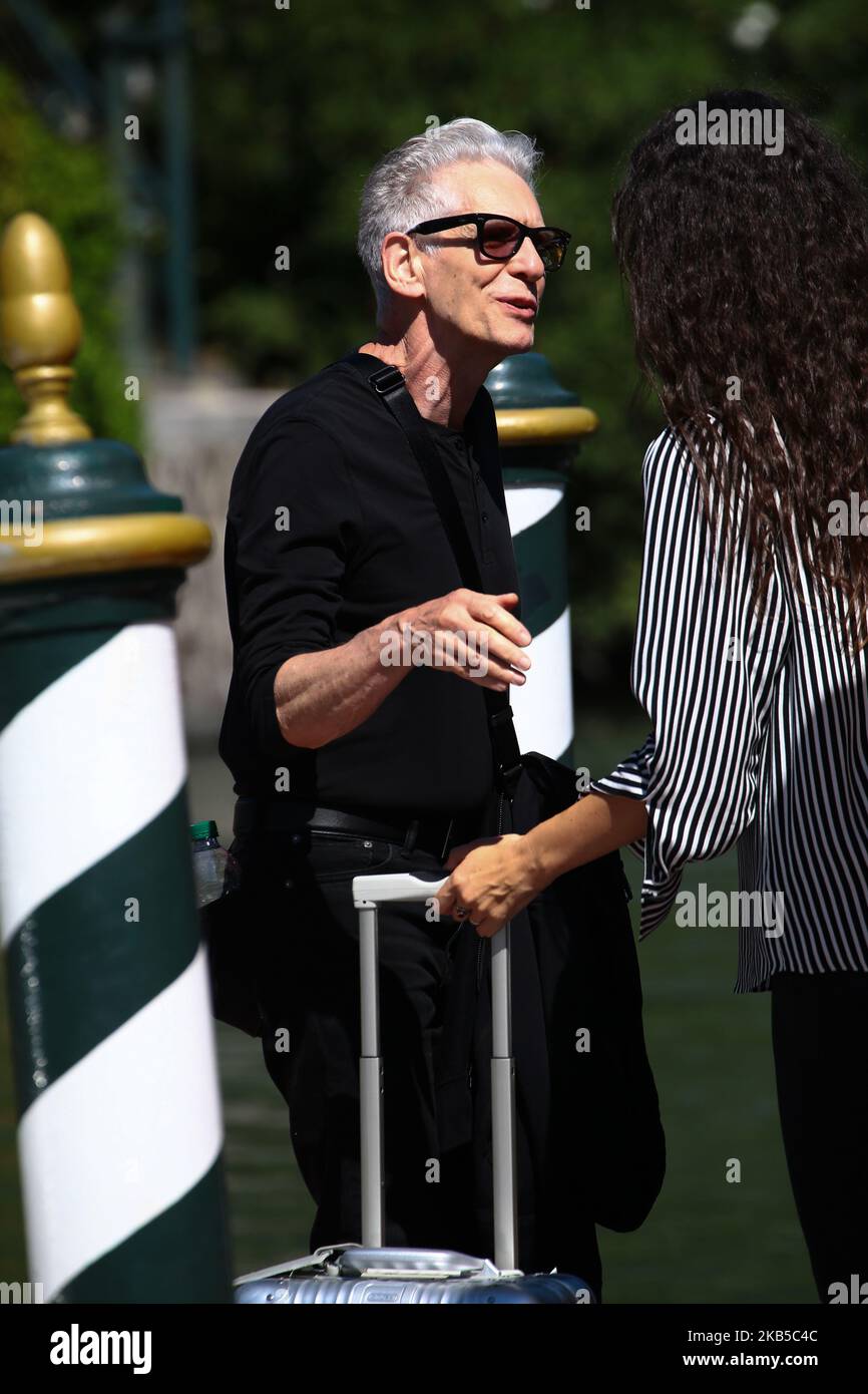 David Cronenberg is seen arriving at the 76th Venice Film Festival on ...