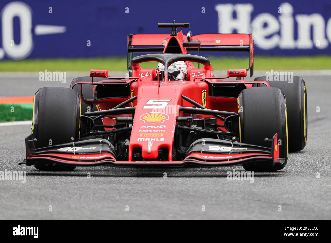 Sebastian vettel driving the 5 scuderia ferrari mission winnow hi-res stock photography and ...